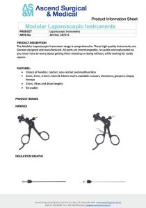 Laparoscopic Instruments - Ascend Surgical & Medical